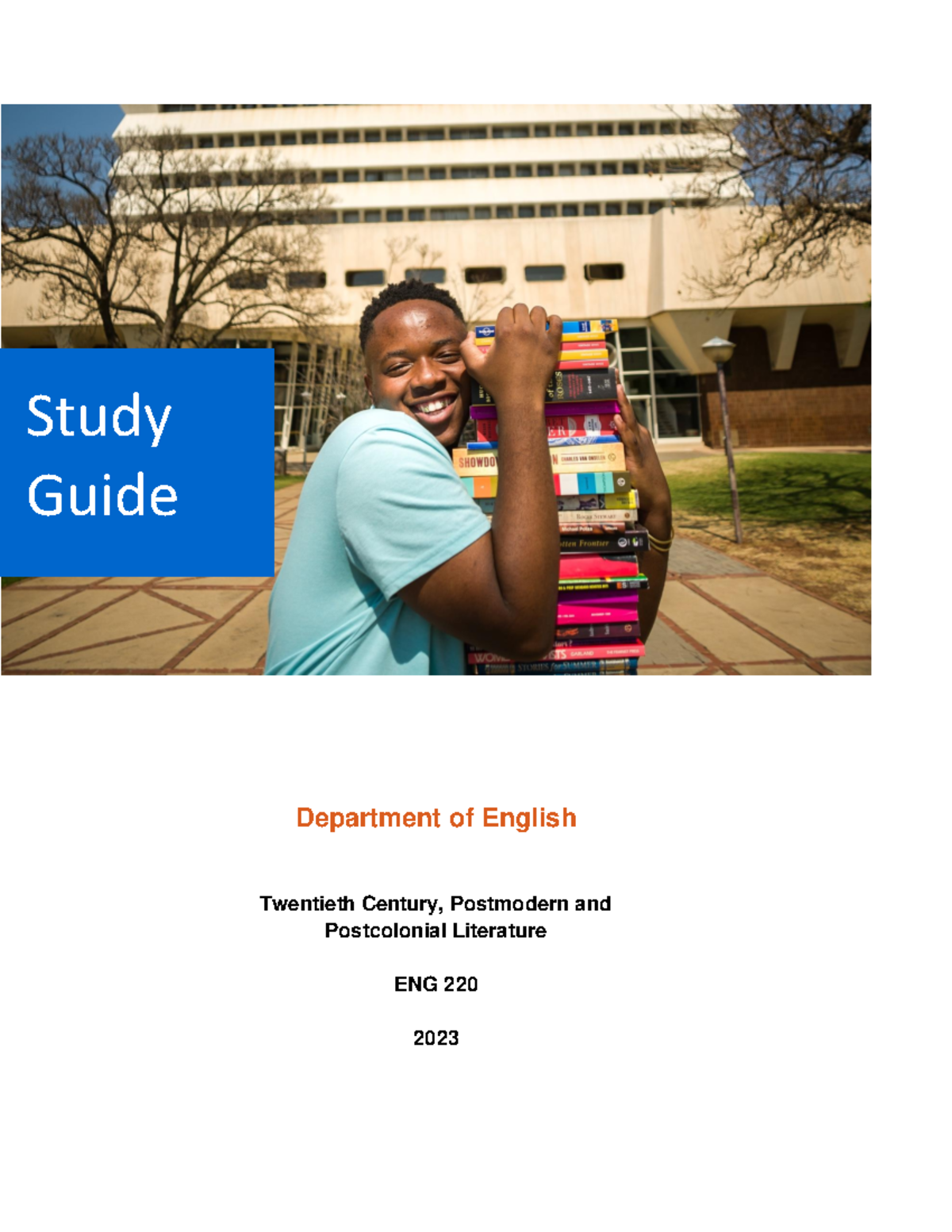 ENG 220 Study Guide 2023 updated Oct 2023 - Study Guide Department of ...