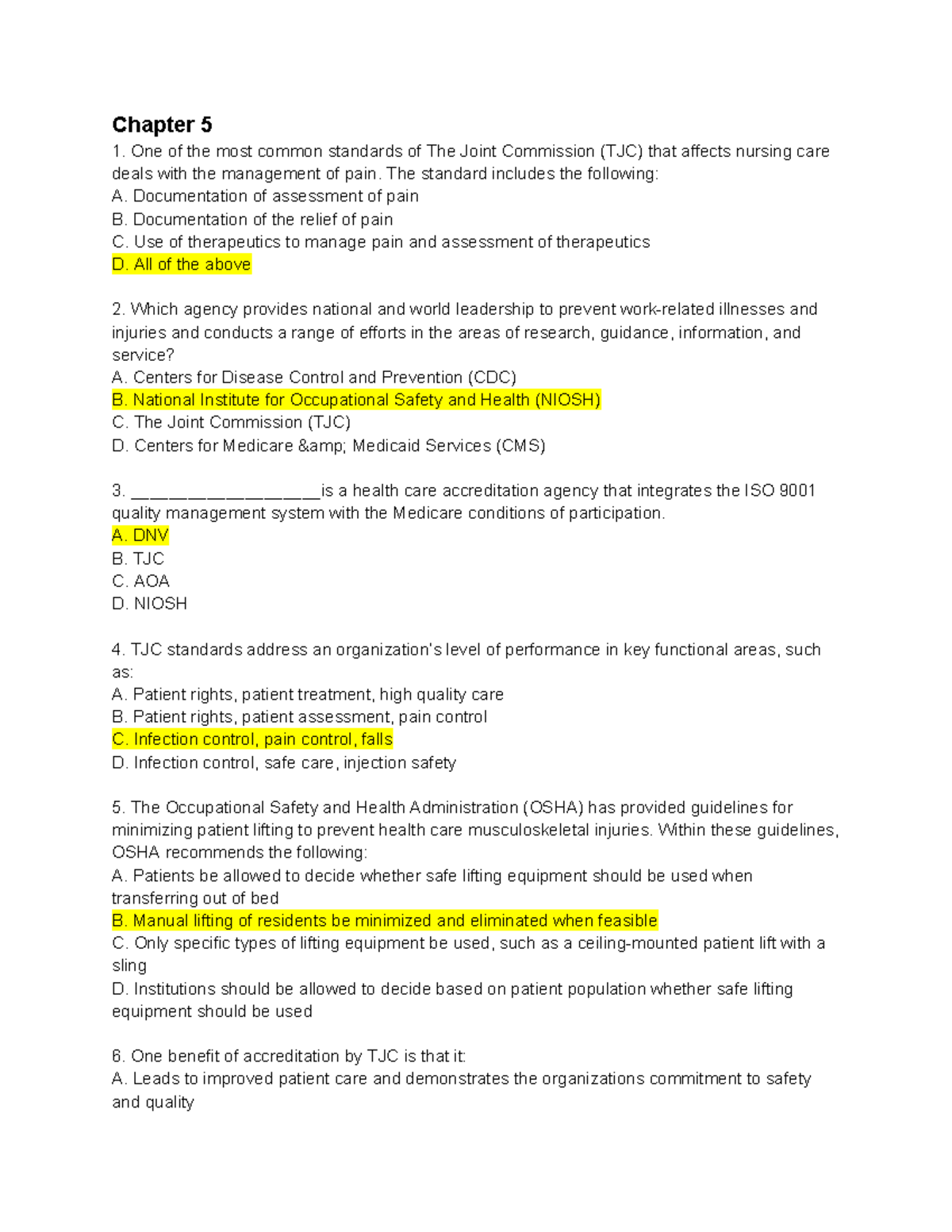 Book questions MOC - study - Chapter 5 1. One of the most common ...