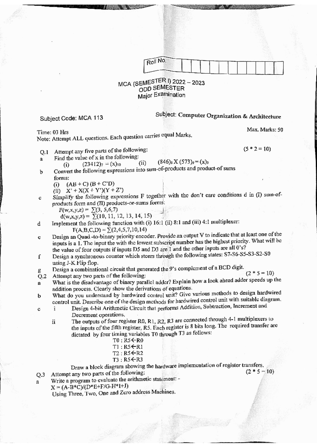 Coa paper - Computer Science SL - Studocu