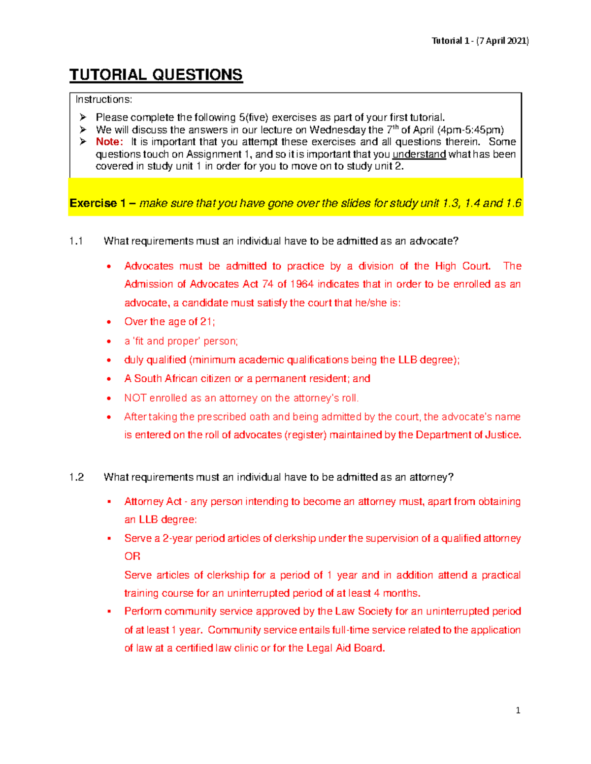 Suggested Answers - Tutorial Questions - SU1 7 April - TUTORIAL ...