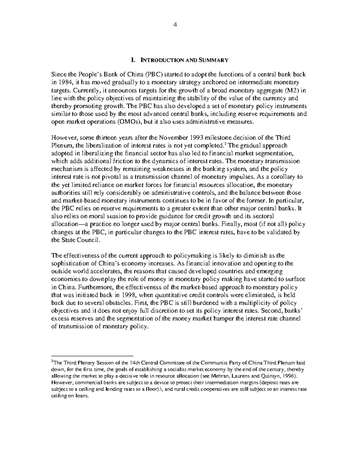 [IMF Working Papers] China Strengthening Monetary Policy Implementation ...