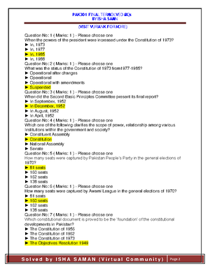 Handouts MGT211 - Updated - Lecture 1 INTRODUCTION CONCEPT OF BUSINESS Literally, the word - Studocu