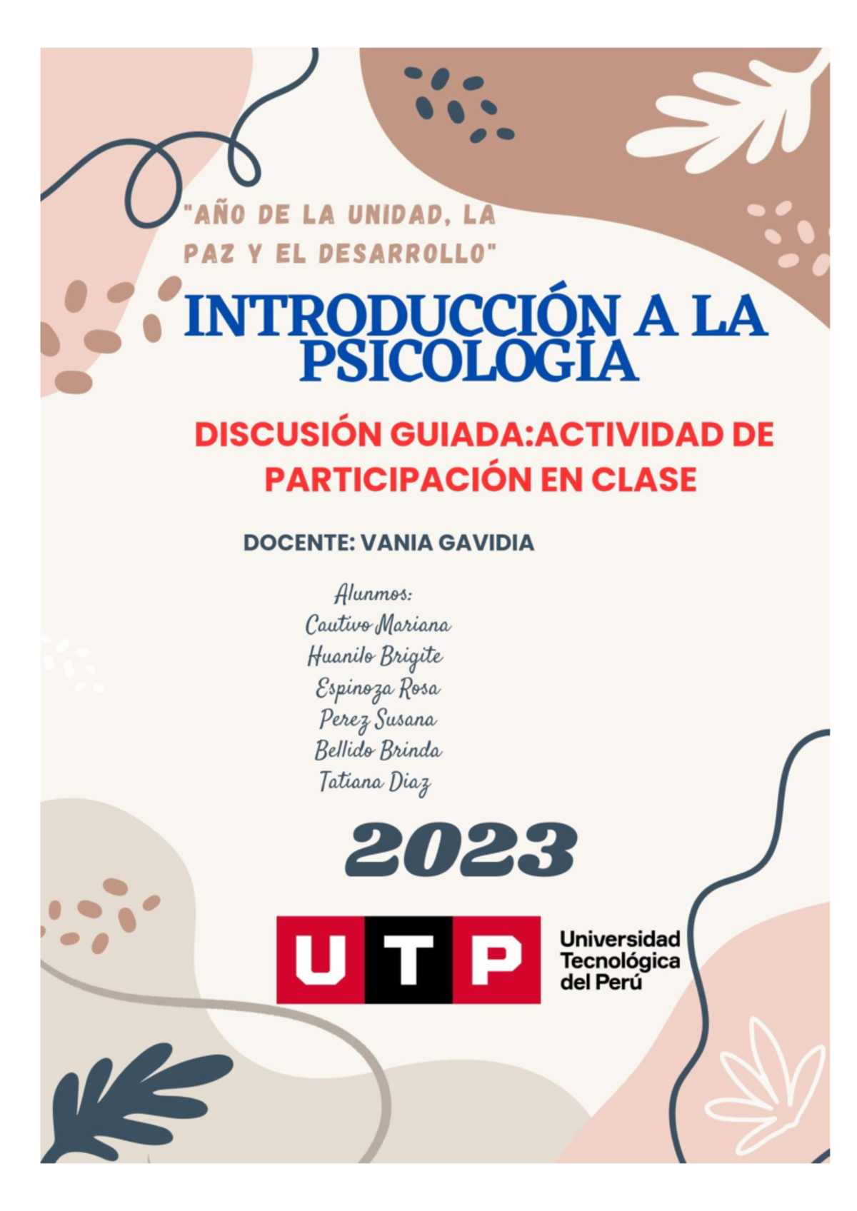 Semana 09 - Tema 01 Discusión guiada– Actividad de participación en ...