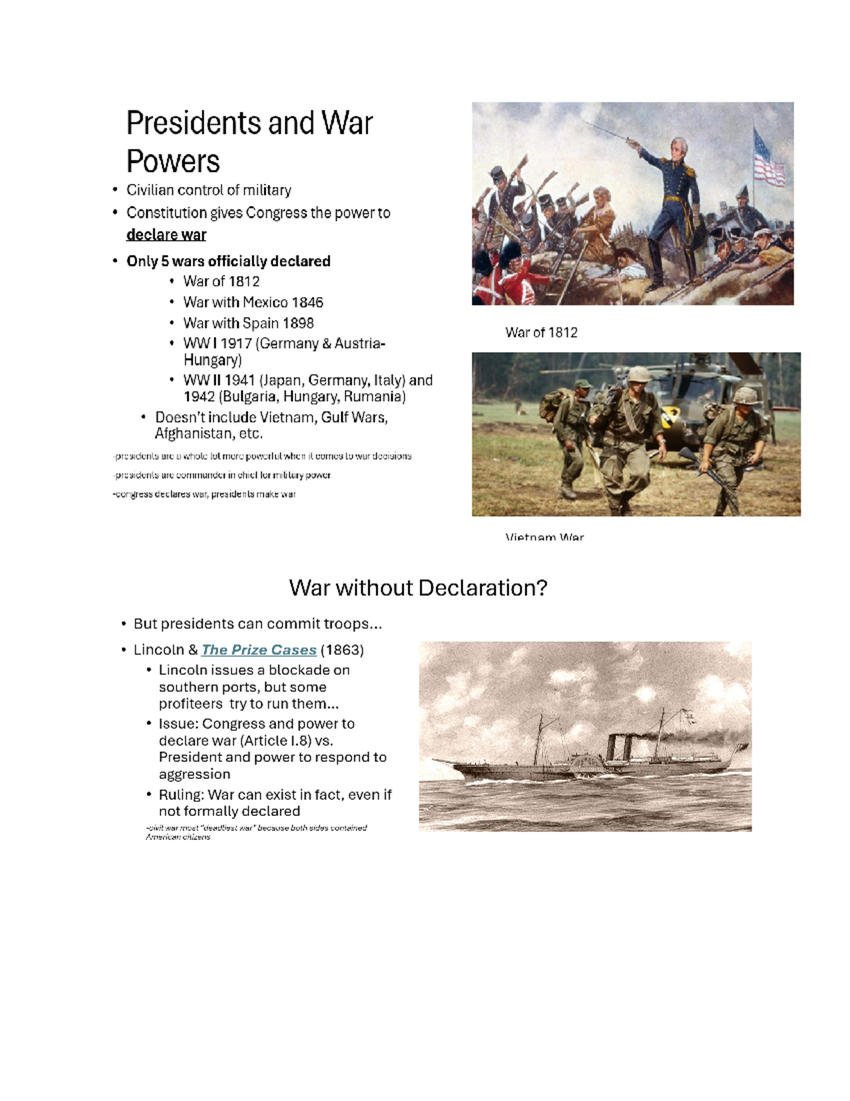 Political Science Exam 2 Study Notes - PSC 1387 - Week after spring ...