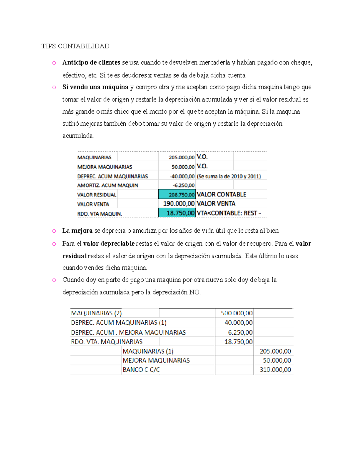 TIPS Contabilidad - TIPS CONTABILIDAD o Anticipo de clientes se usa ...