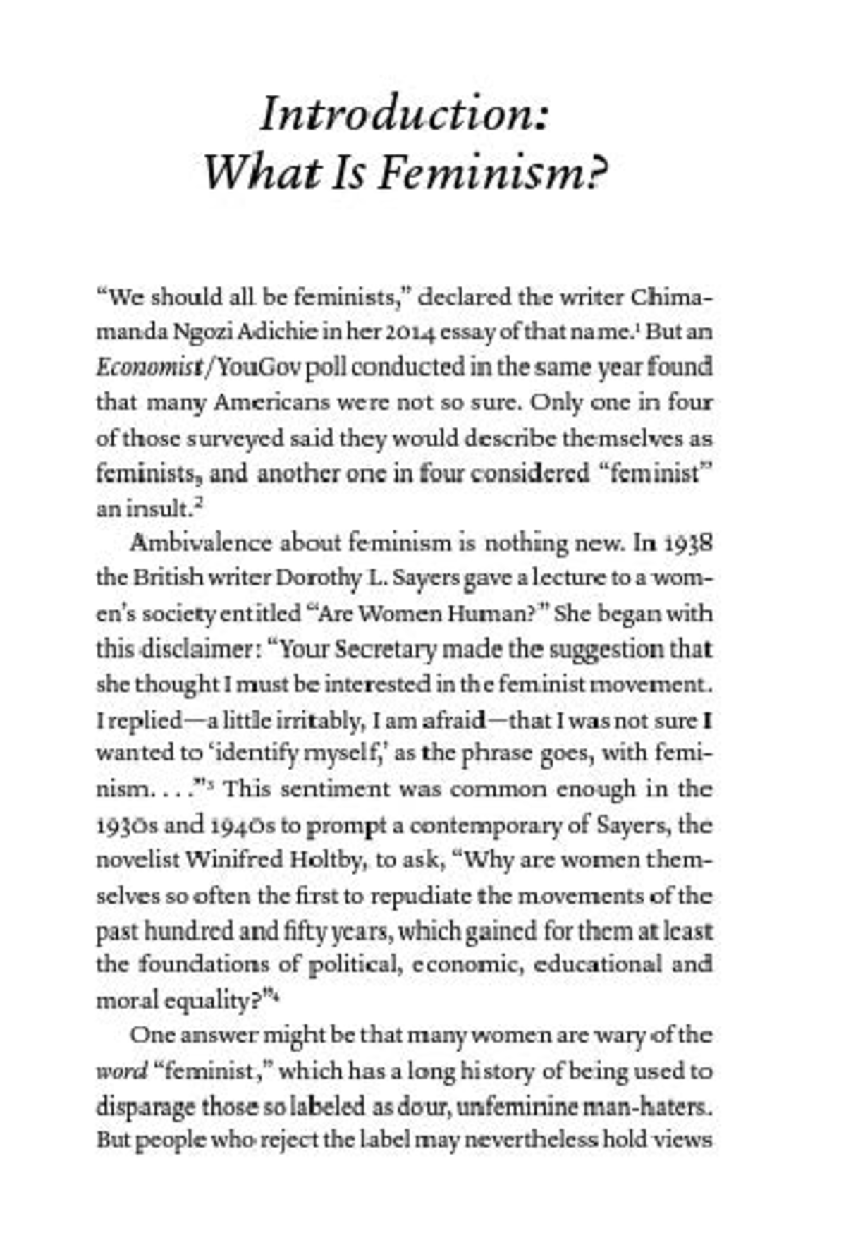 Cameron Intro Chap 1 - Feminism chapter - Studocu