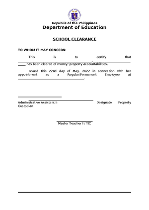 ipcrf adas sample only - Name of Employee: Name of Rater: Position ...