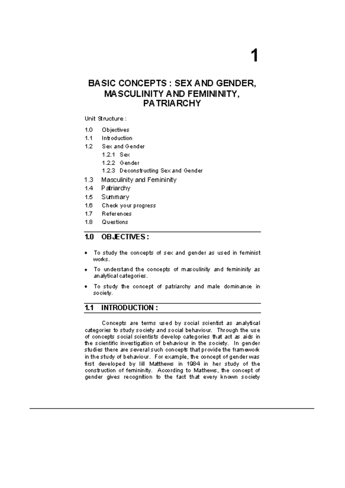 Gender & Society - For fem - BASIC CONCEPTS : SEX AND GENDER ...