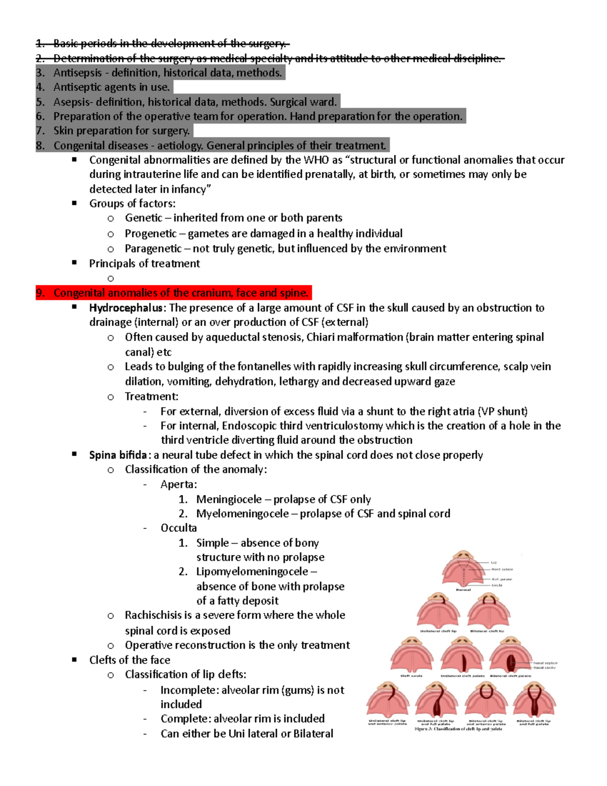 Propedeutics of Surgical summaries - Basic periods in the development ...