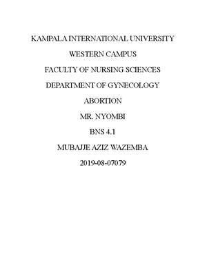 Anemia by Dr. bwire - KAMPALA INTERNATIONAL UNIVERSITY WESTERN CAMPUS ...