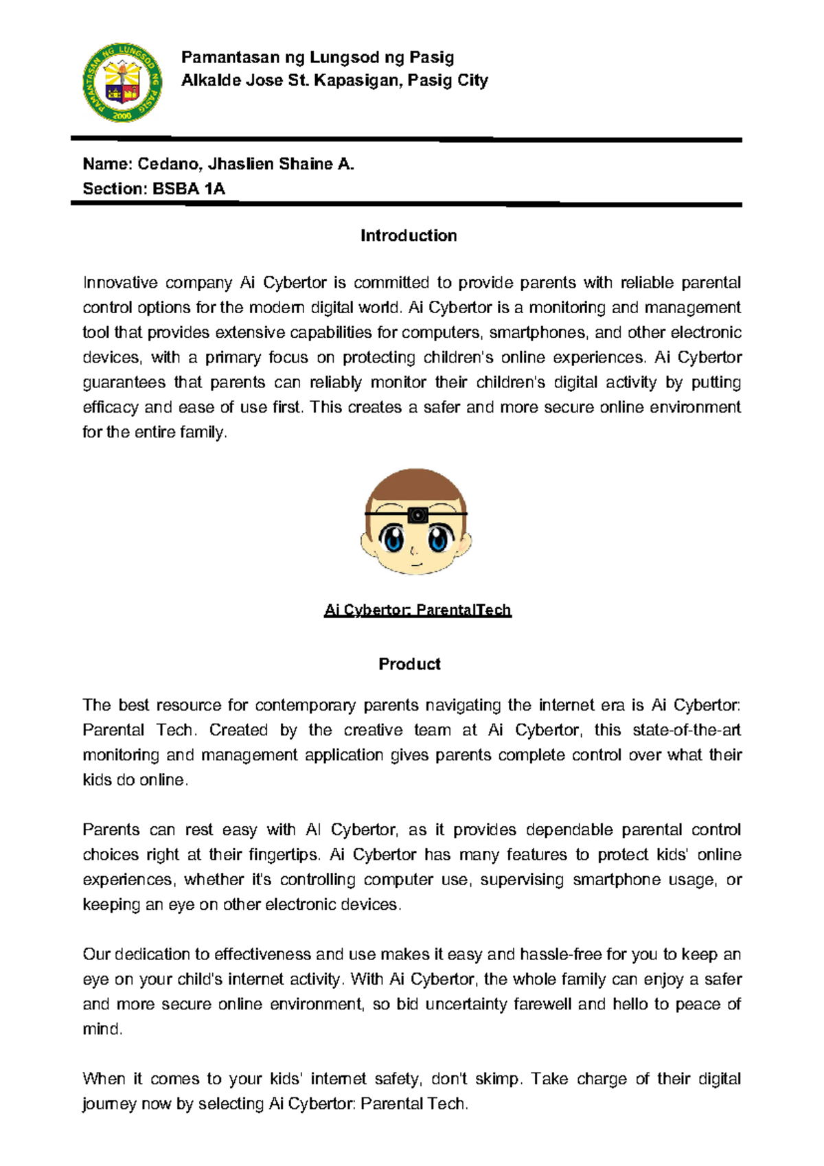 Marketing Management MM - Pamantasan ng Lungsod ng Pasig Alkalde Jose ...