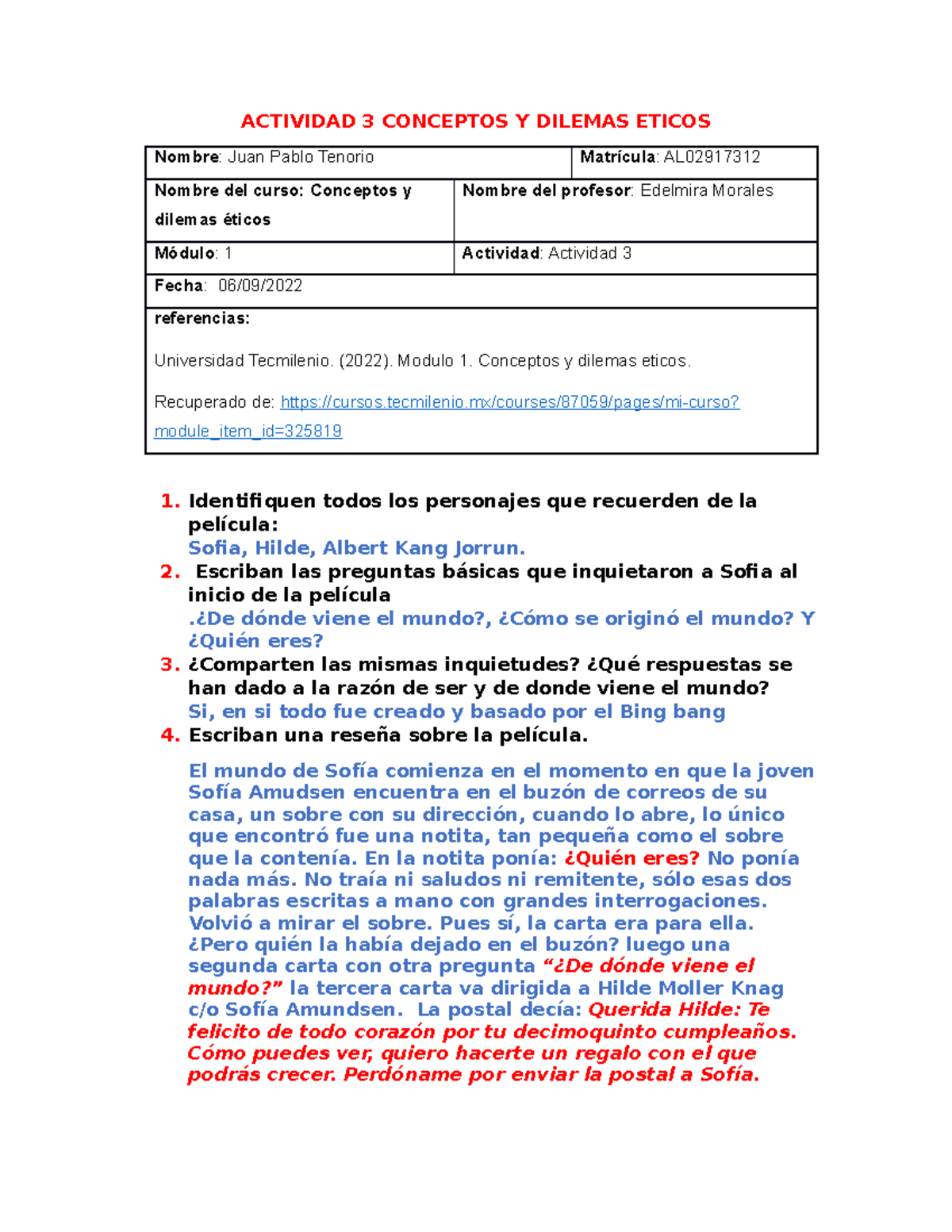 Actividad 3- Conceptos Eticos - ACTIVIDAD 3 CONCEPTOS Y DILEMAS ETICOS ...