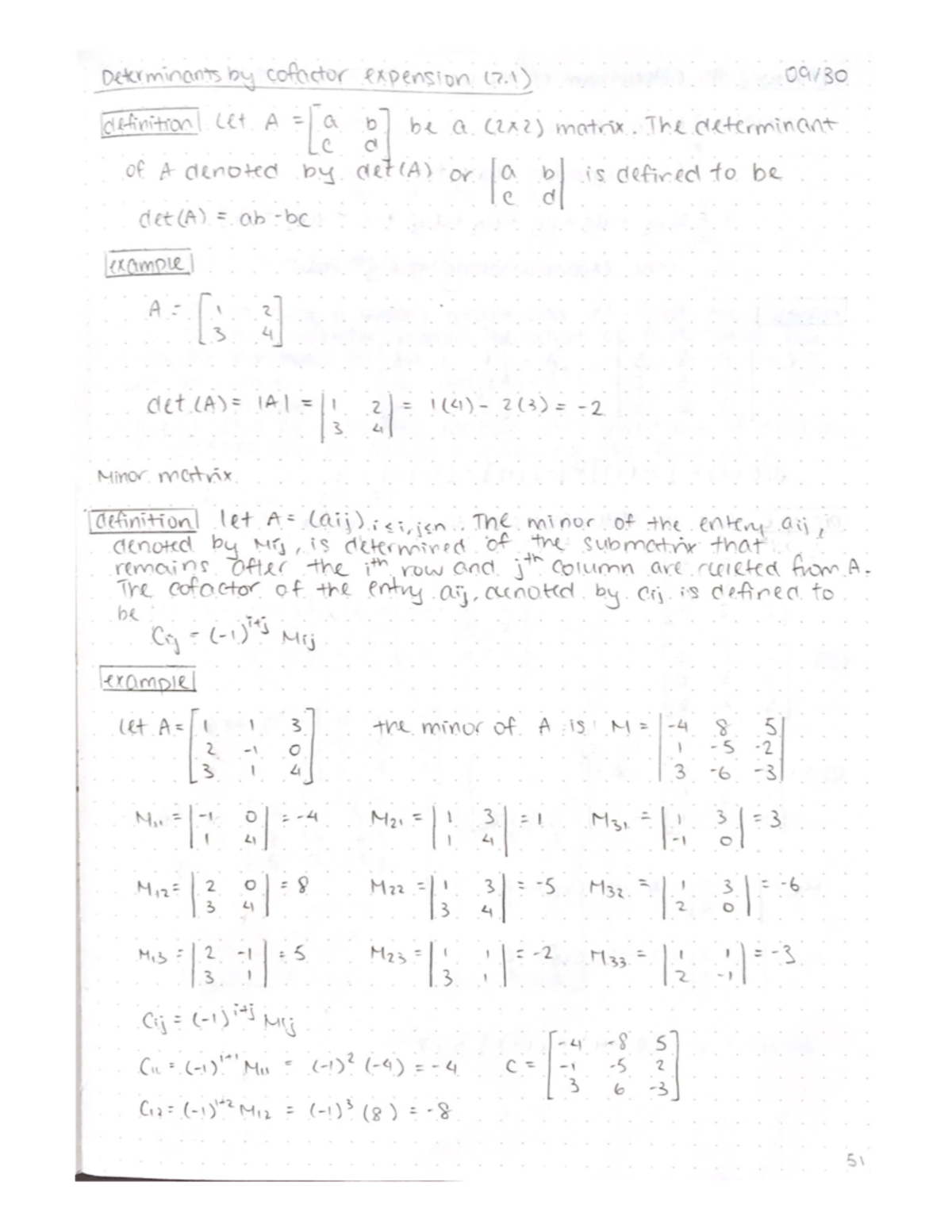 Chapter 2 of linear algebra - 201-NYC-05 - Studocu