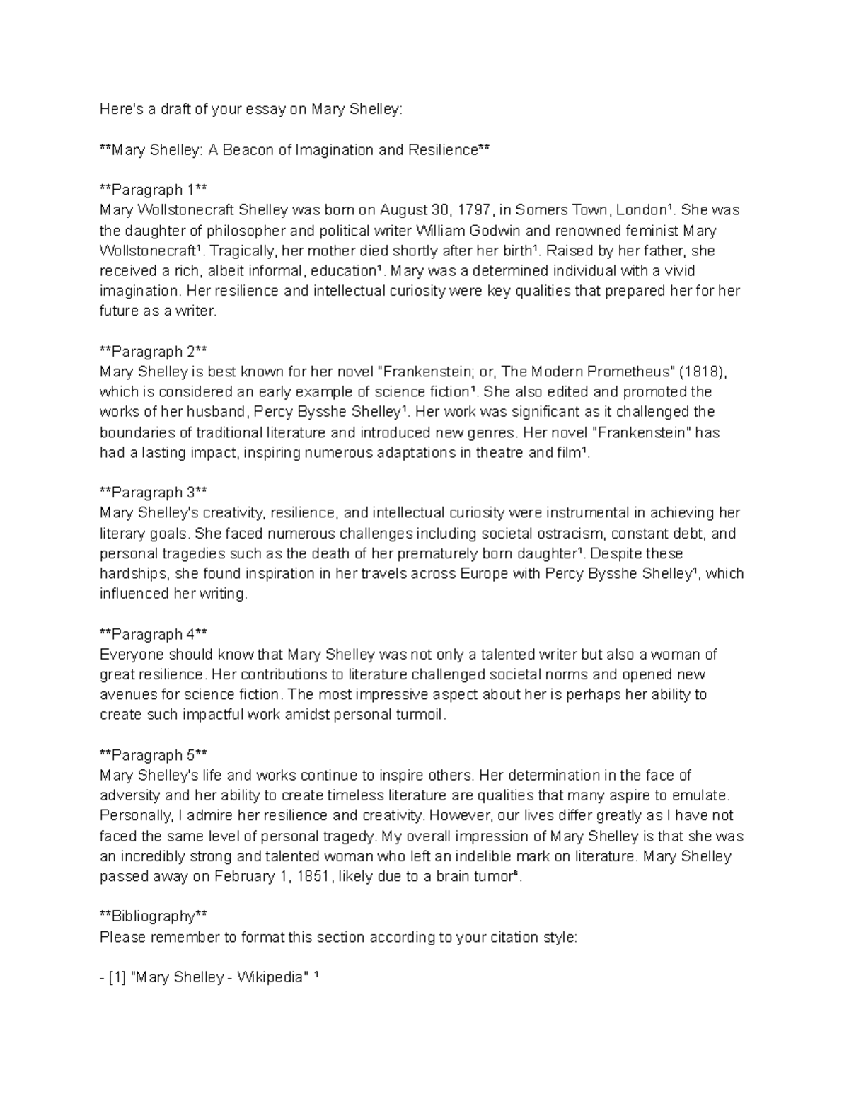 Untitled document - sdhwethw - Here's a draft of your essay on Mary ...