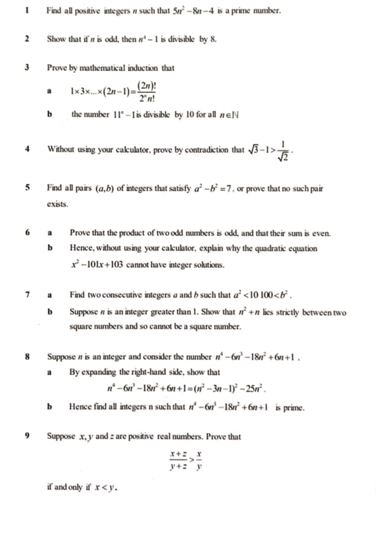 Specialist maths prove - Studocu
