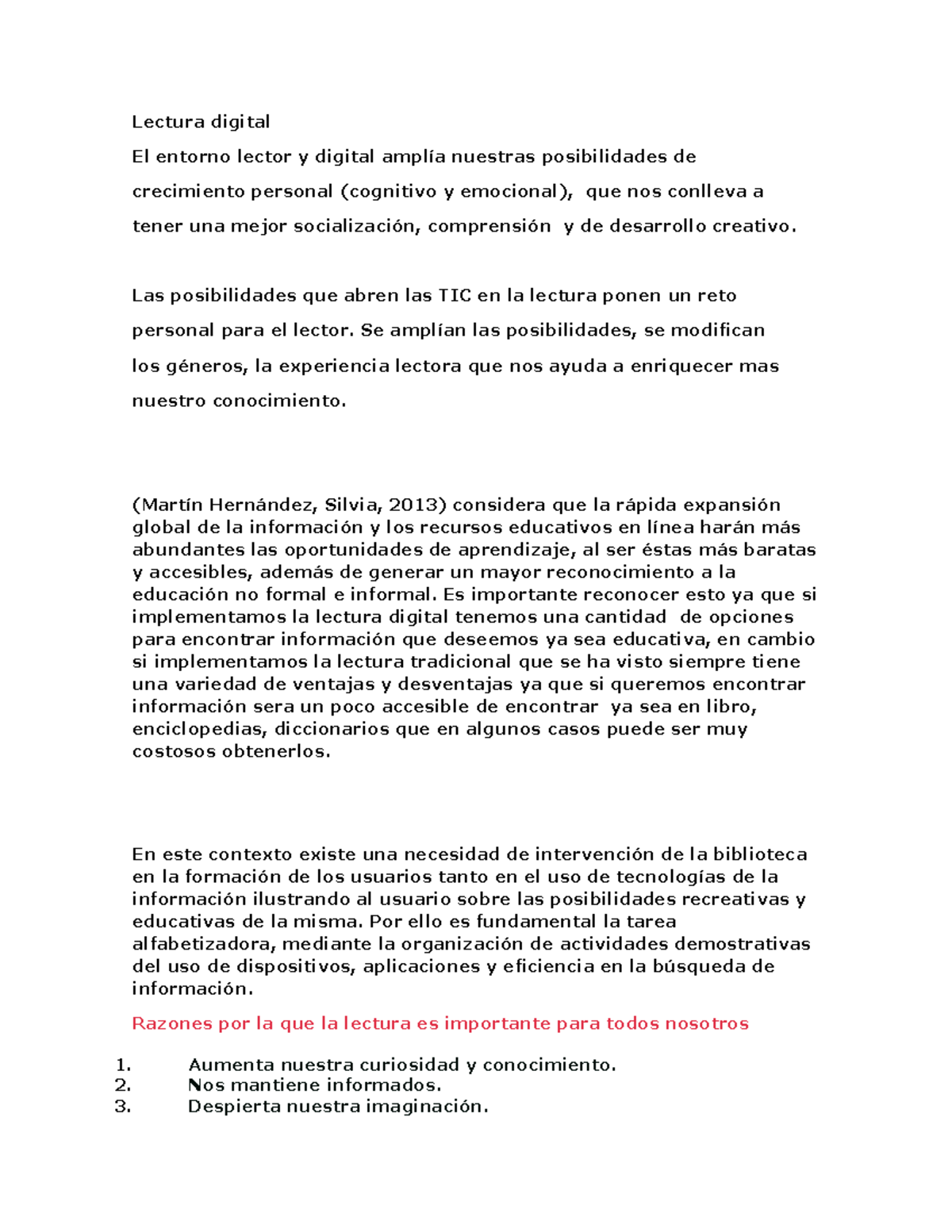 Lectura digital wix - ddaaaaaa - Lectura digital El entorno lector y ...