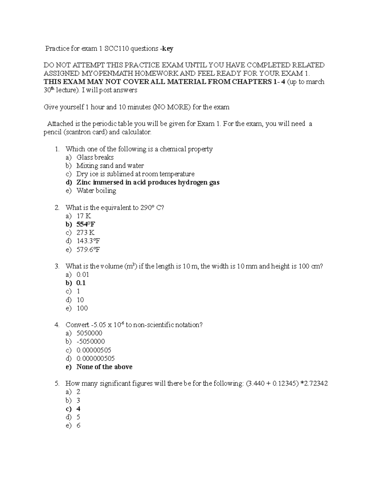 Review SCC 110 key exam 1 - Practice for exam 1 SCC110 questions -key ...
