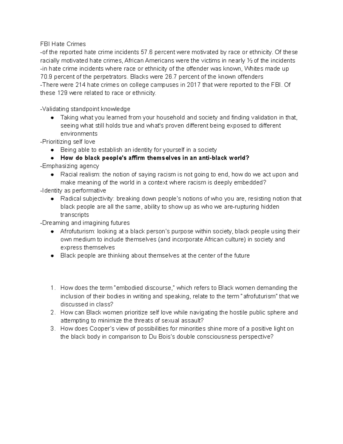 Hate Crimes - FBI Hate Crimes -of the reported hate crime incidents 57 ...