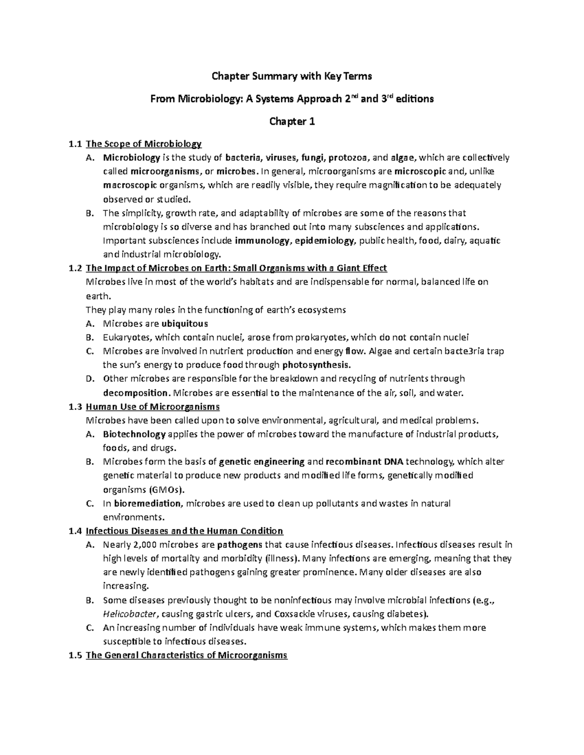 Chapter 1 MP3 Tutor Transcript - Chapter Summary with Key Terms From ...