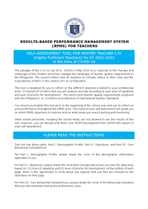 TOT Training Matrix - mlmlmlmlmlm - (Enclosure No. 2 to DepEd Memo. No ...