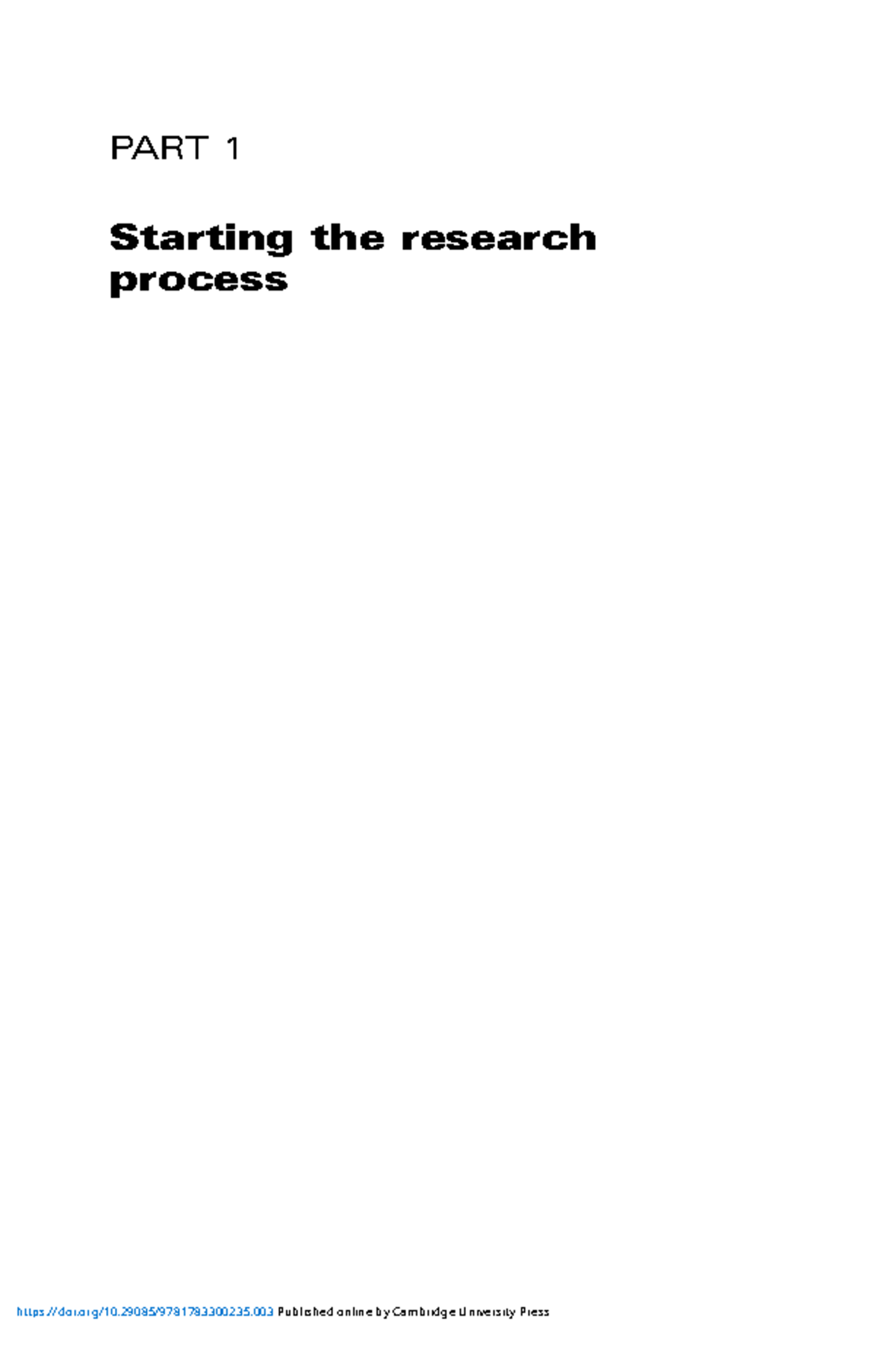 Starting the research process - INF321 - Studocu