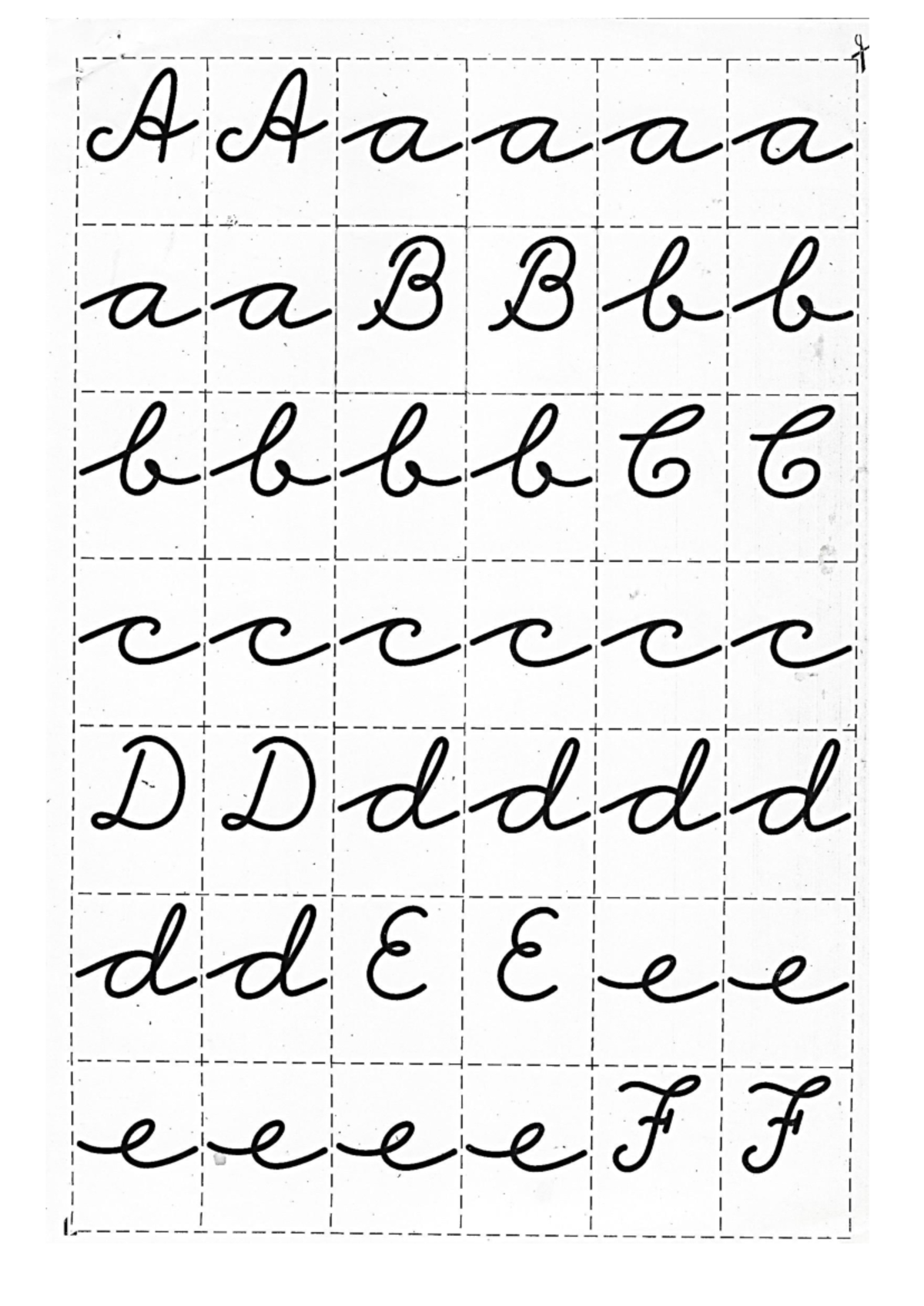 Letras móviles cursivas Mayusculas y minúsculas - Comunicación - Studocu