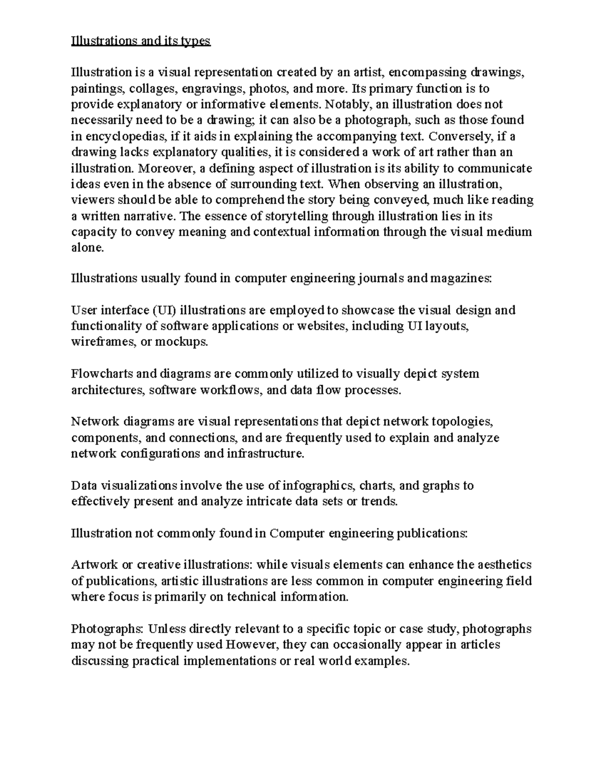 Illustrations and its Types - Illustrations and its types Illustration ...