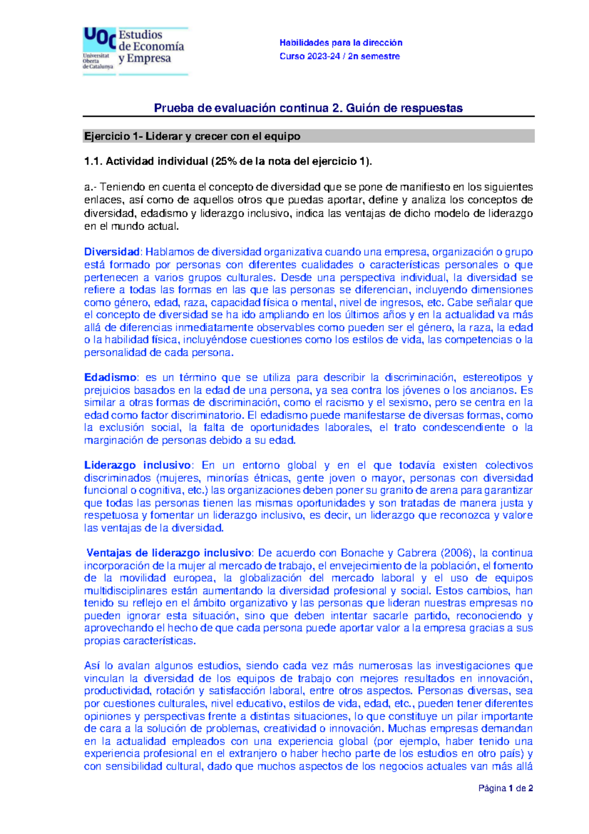 M2815 PEC2 guion respuestas 202342 - Habilidades para la dirección Curso 2023-24 / 2n semestre ...