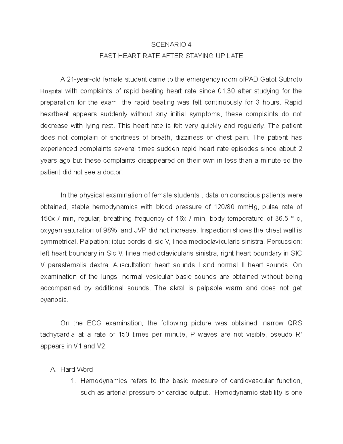 Supraventricular Tachycardia Disease Cardio Tutor Notes SCENARIO 4 supraventricular-tachycardia-disease-cardio-tutor-notes-scenario-4