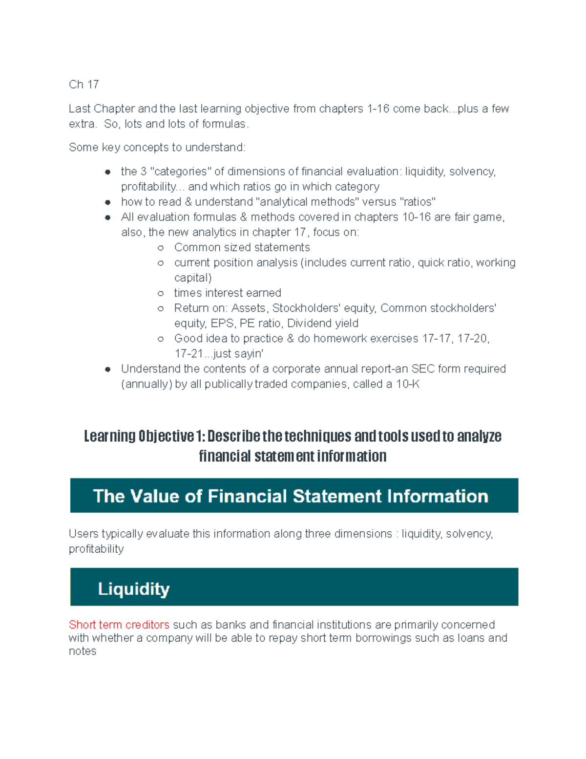 Ch 17 - Google Docs - Practice Problems with notes, screenshots of ...