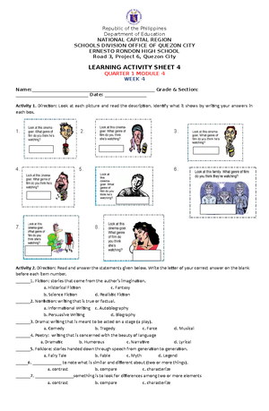 EN4D46~1 - Learning Activity Sheet - Determining the Effect of Textual ...