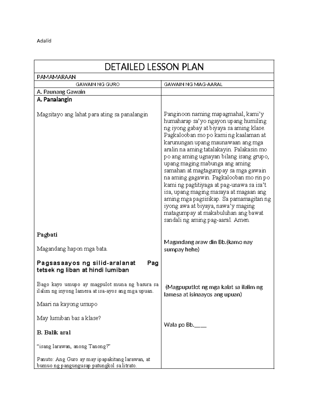 Dian-parts - Summary Bachelor of Science in Accountancy - Adalid ...