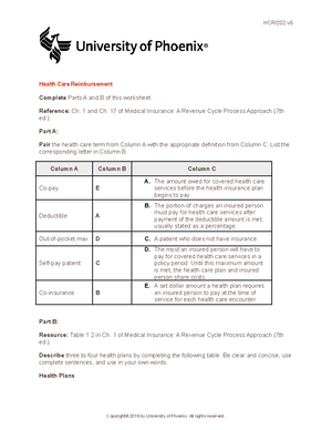 Claims Worksheet: HIPAA 837 and CMS 1500 Forms in the Claims Process ...