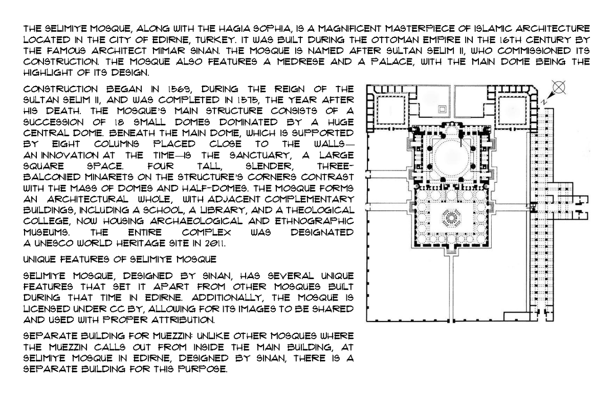 The Selimiye Mosque - It was built during the Ottoman Empire in the ...