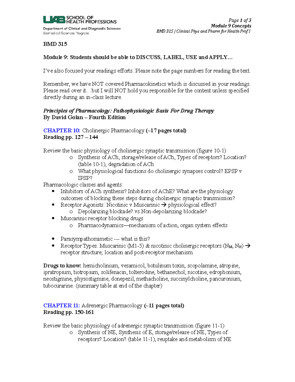 Module 8 objectives-reading 2020-4 - Page 1 of 3 Module 9 Concepts BMD ...