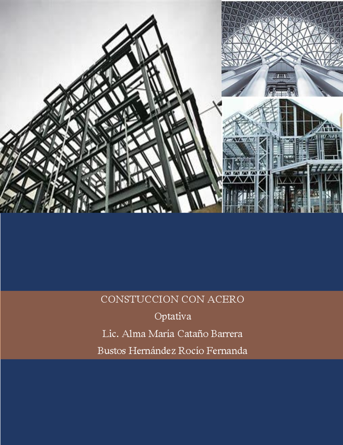 Contruccion en acero - CONSTUCCION CON ACERO Optativa Lic. Alma María ...
