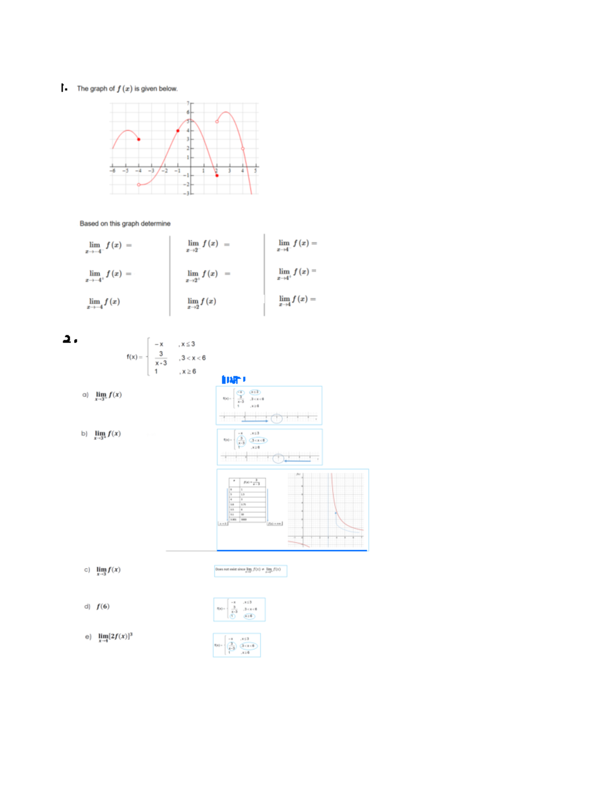 Tutorial 1 (Limit & Continuity) MAT183 - Calculus 1 - 1 q n I I 2 j six 31 3 4 41 I 5 Answer ...