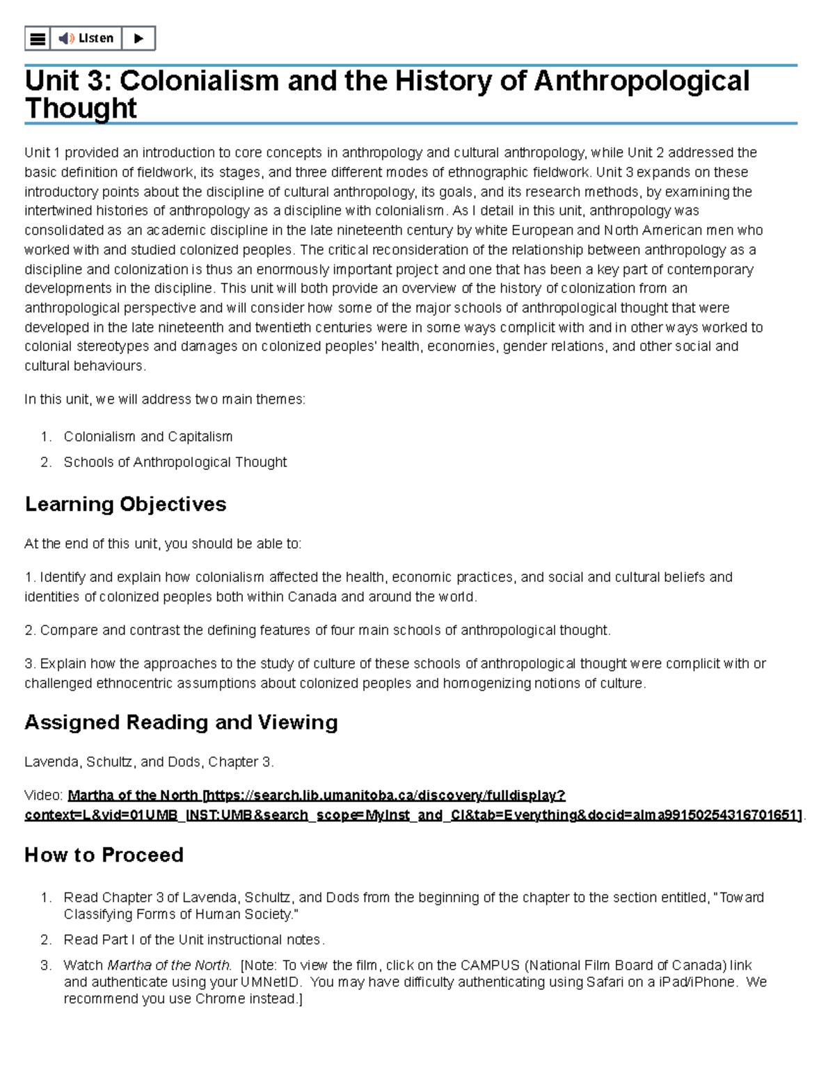 Unit 3 - ANTH-1220-D01 - Cultural Anthropology - Unit 3: Colonialism ...