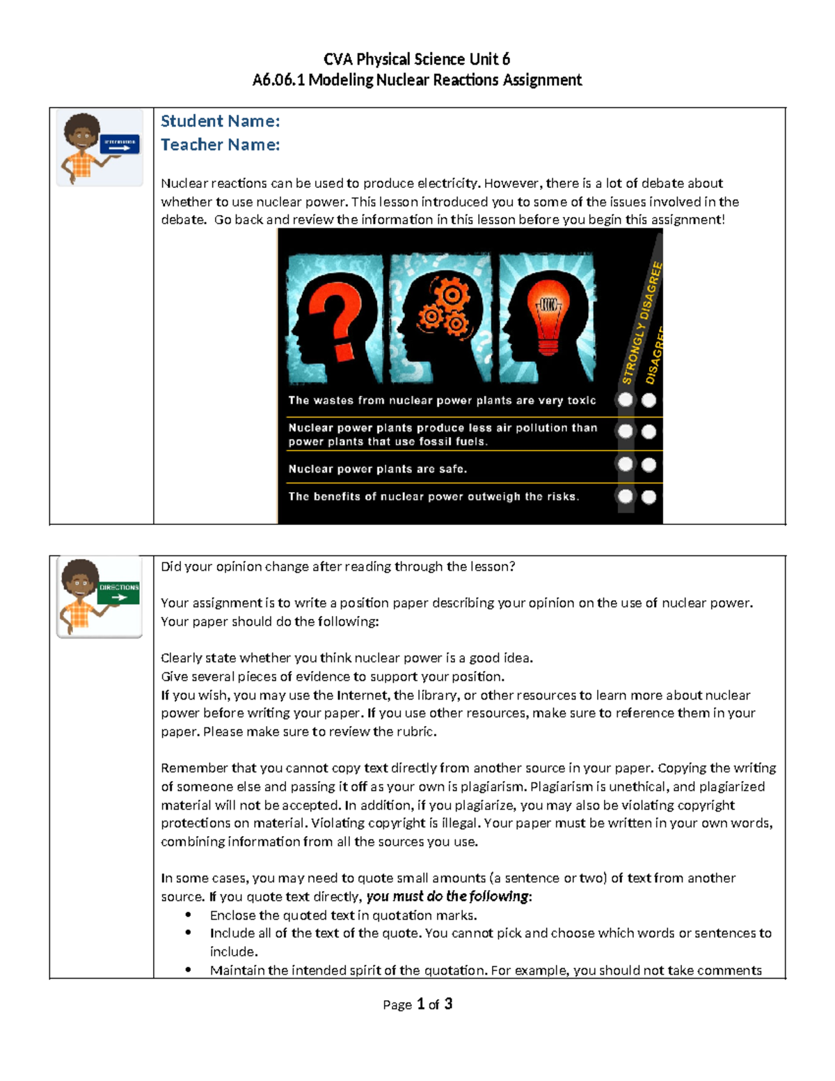 A6.06.1 Modeling Nuclear Reactions Assignment - CVA Physical Science ...