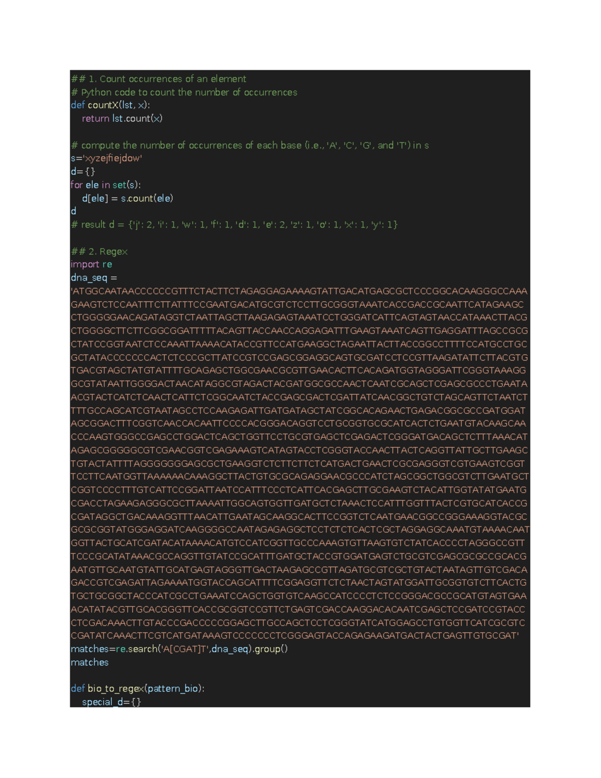 CSE 6040 Midterm 1 Review 1 Count Occurrences Of An Element Python
