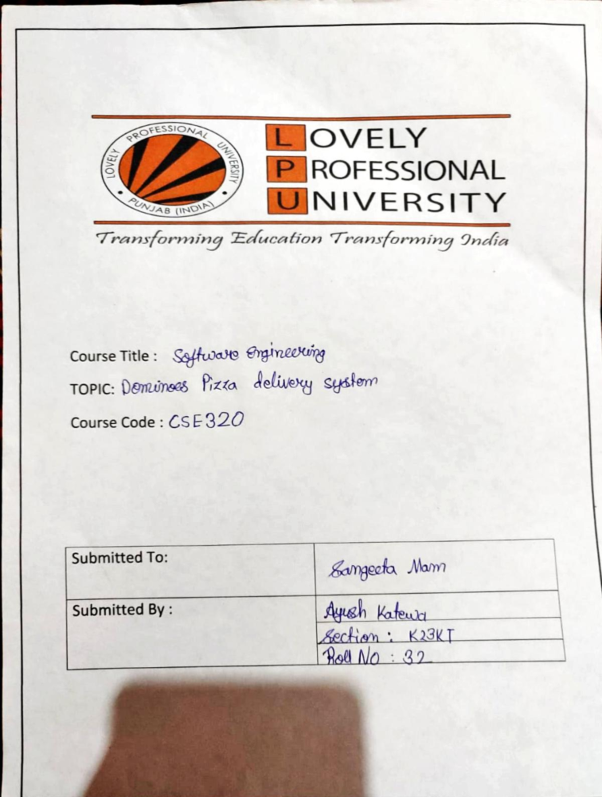 Scan 15 Apr 24 20·16·05 - Software Engineering - Studocu