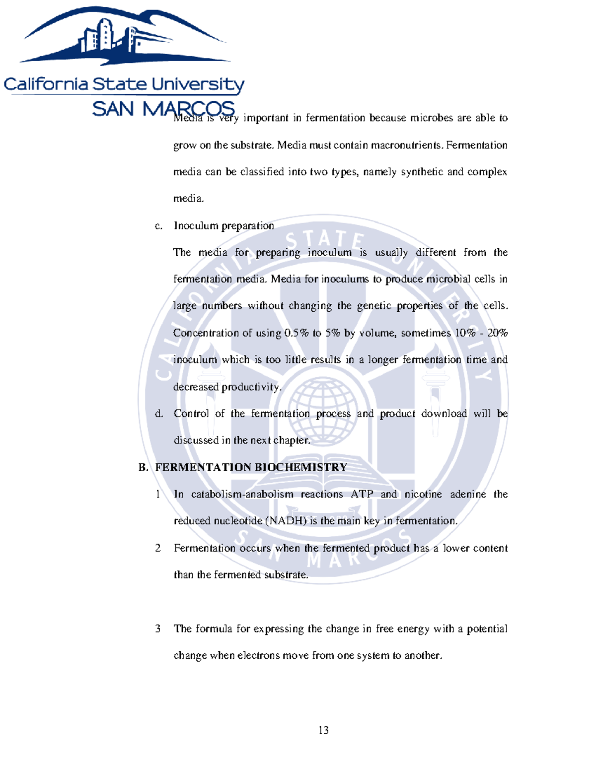 Basic Theory of Fermentation and Biotechnology -5 - 13 Media is very ...