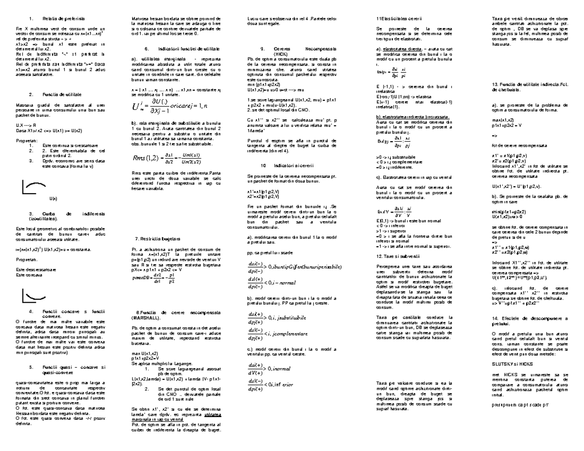 204561892 - pdf mate - Relatia de preferinta Fie X multimea vect de ...