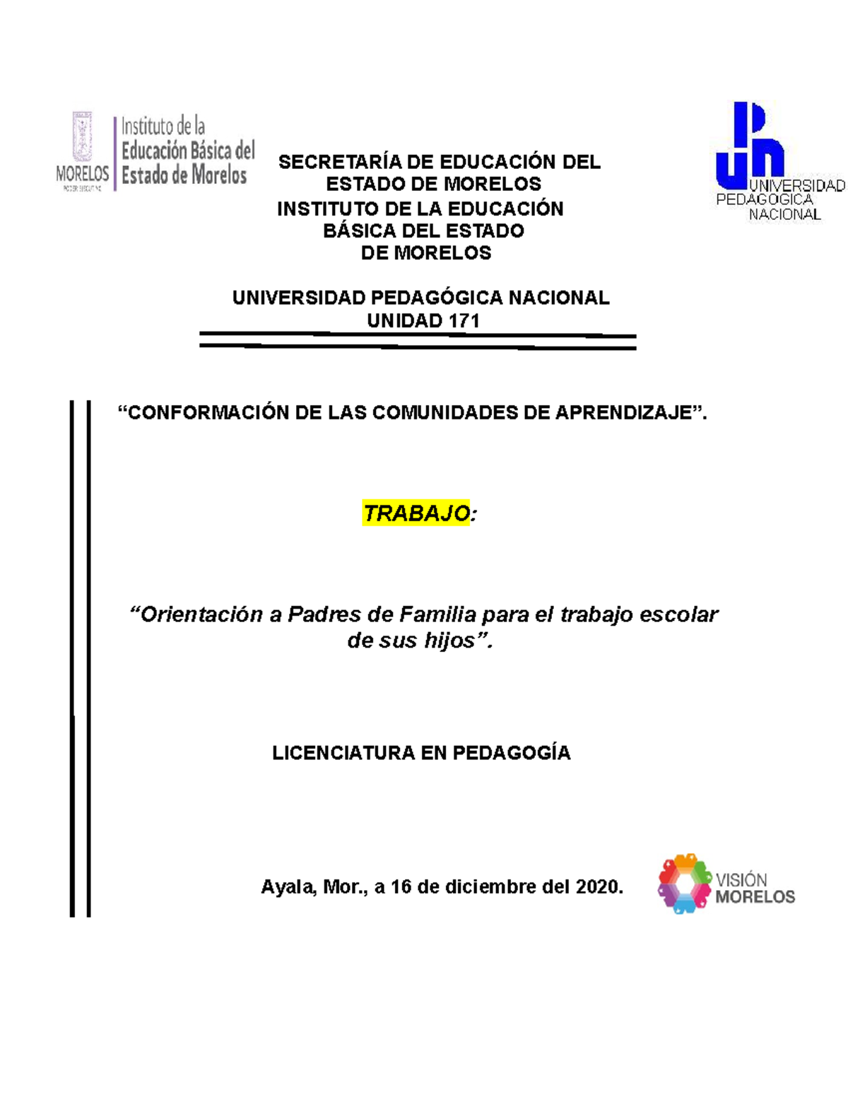 Orientación para padres de Familia para poder ayudar a sus hijos con ...