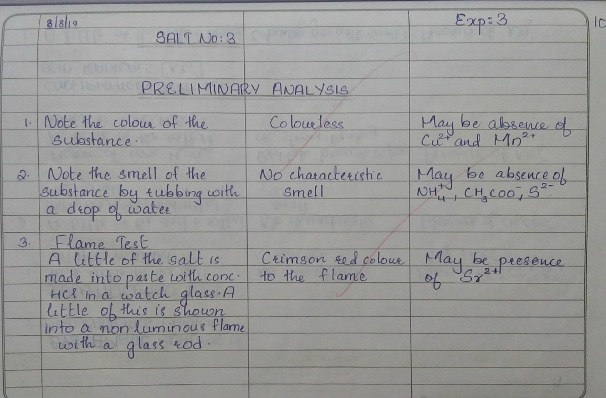 SALT Analysis 3 Handwritten Practical Record For Easy Understanding salt-analysis-3-handwritten-practical-record-for-easy-understanding