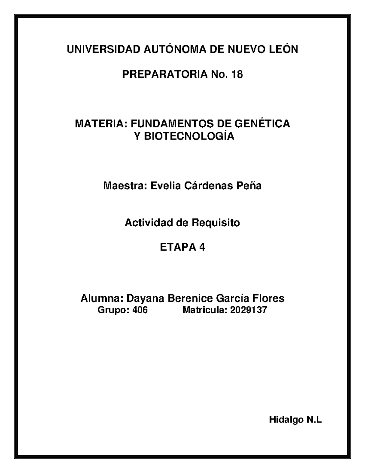 DBGF ARE4 FGYB - taea - UNIVERSIDAD AUTÓNOMA DE NUEVO LEÓN PREPARATORIA ...