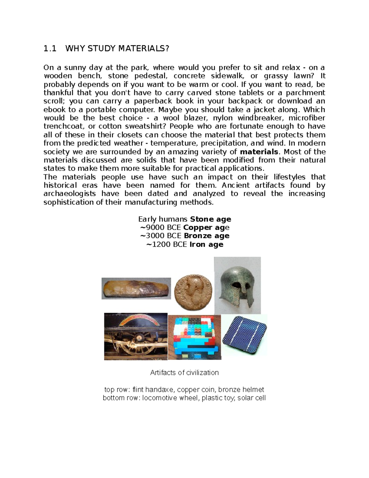 WHY Study Materials - Grade: A+ - 1 WHY STUDY MATERIALS? On a sunny day ...