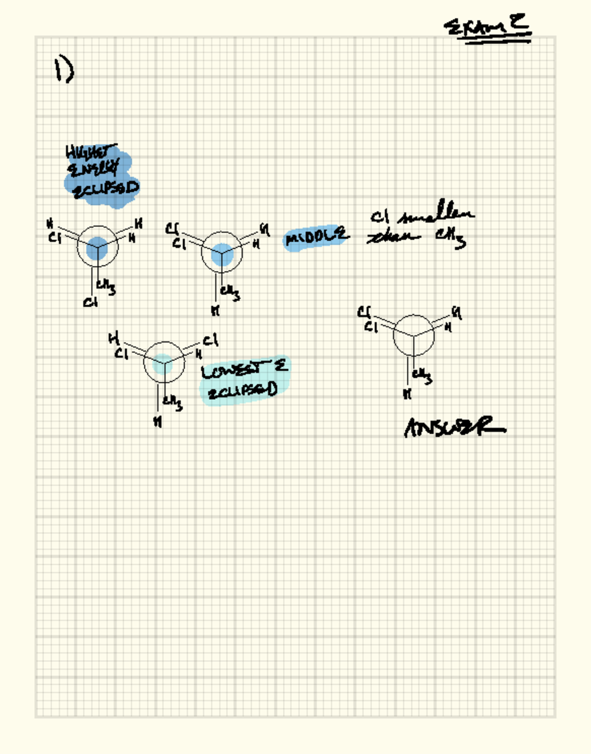 E2 and E3 Keys 2023-24 - CHEM 351 - Studocu