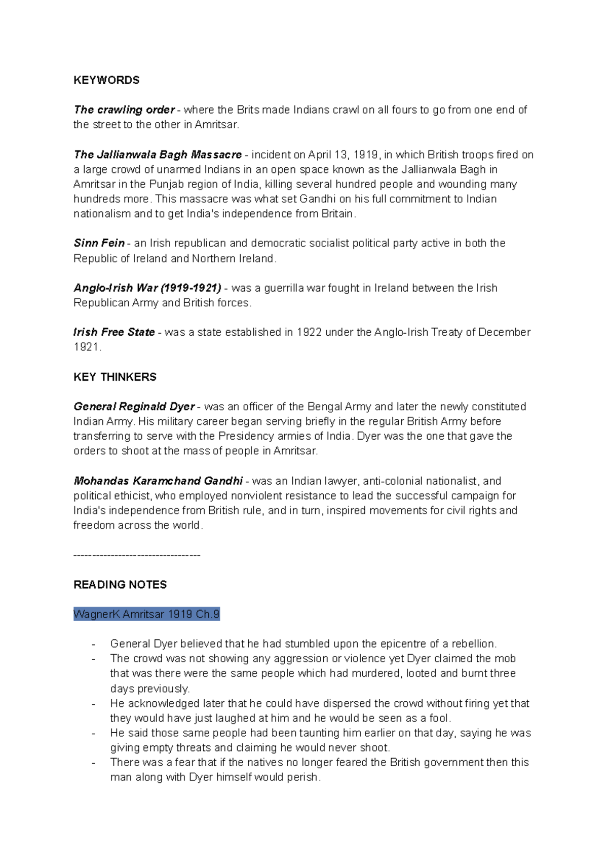 On Imperial Peace - KEYWORDS The crawling order - where the Brits made ...