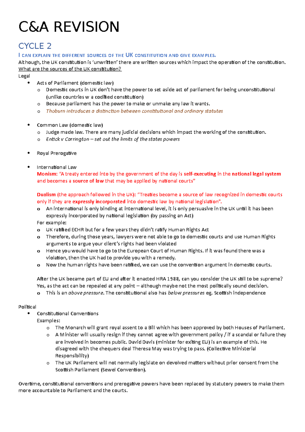 C&A Revision- Cycle 2 - C&A REVISION CYCLE 2 I CAN EXPLAIN THE ...
